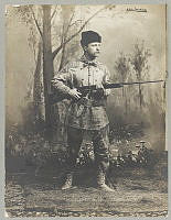 Theodore Roosevelt in Hunting Attire