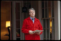 President Jimmy Carter in Plains, Georgia